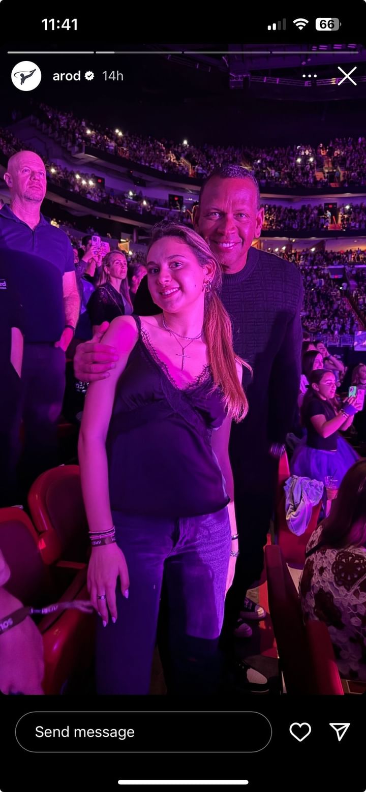 IN PHOTOS: T'Wolves owner Alex Rodriguez enjoys dad-daughter date at ...