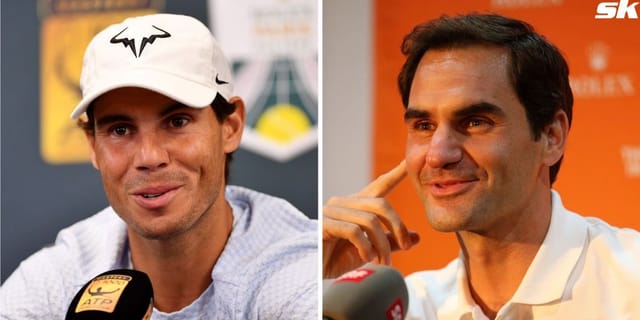 "Almost" - Rafael Nadal reacts to Roger Federer saying their first-ever ...