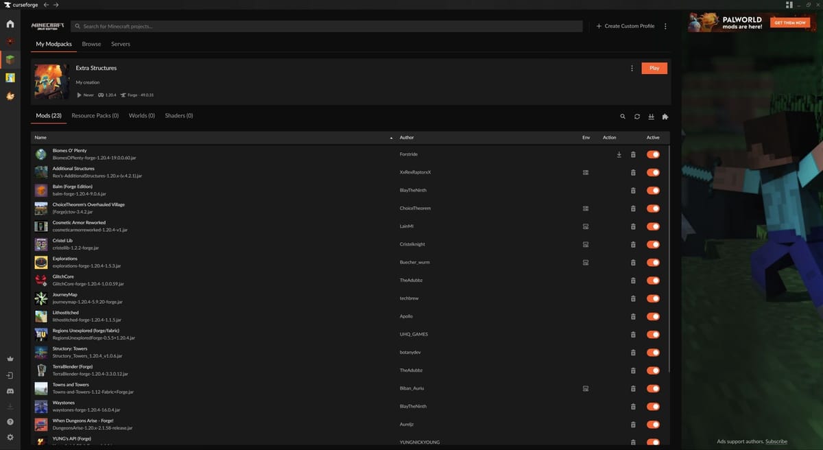 How to make custom Minecraft modpacks