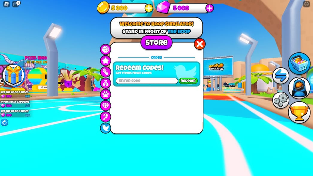 Hoop Simulator Codes (2024)