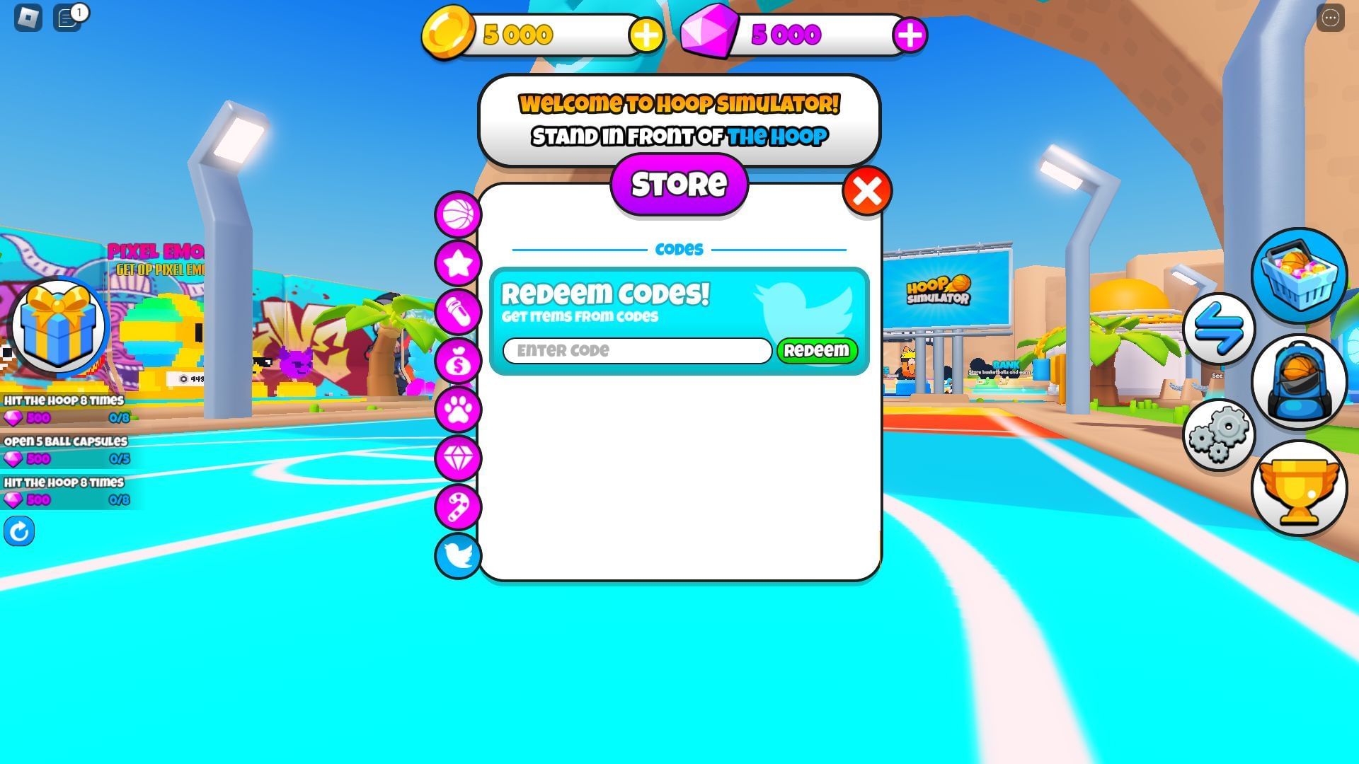 Hoop Simulator Codes (2024)