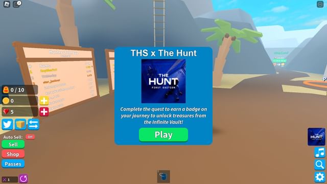 Treasure Hunt Simulator- Roblox The Hunt: First Edition