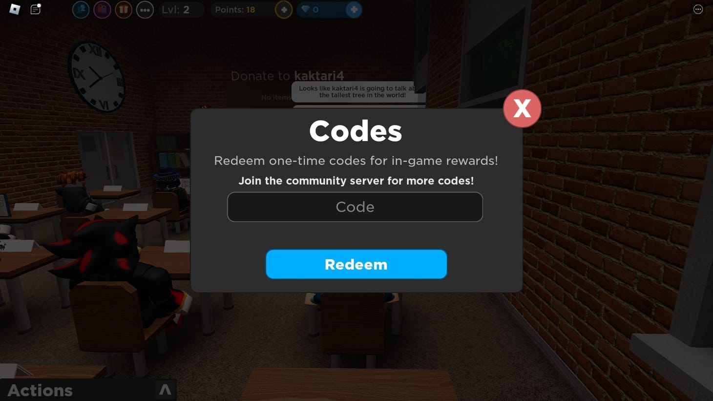The Presentation Experience codes