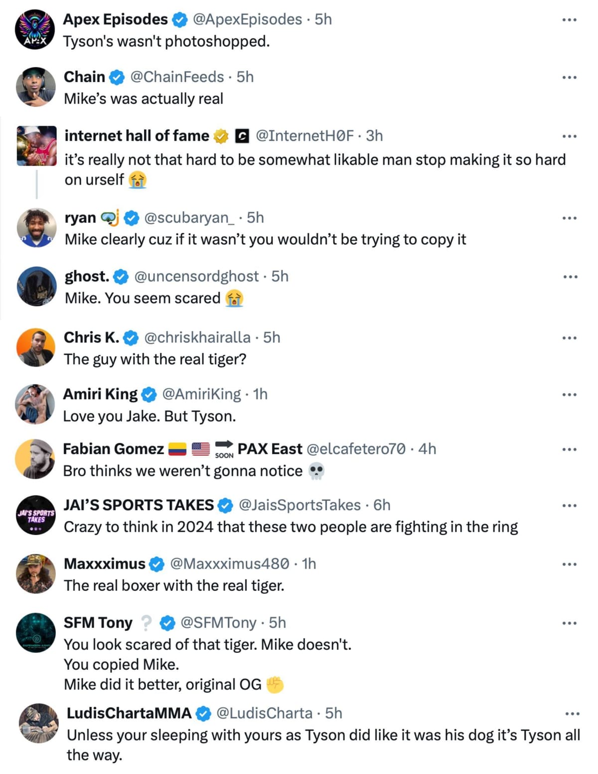 Mike Tyson: “Is that a CGI tiger” - Fans react as Jake Paul attempts to ...