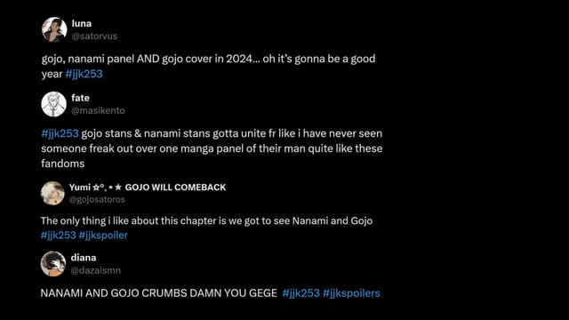 Gojo and Nanami's flashback cameo in Jujutsu Kaisen chapter 253 has ...