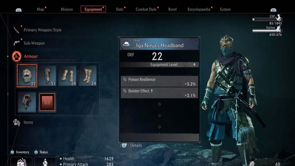 Best early game build in Rise of the Ronin