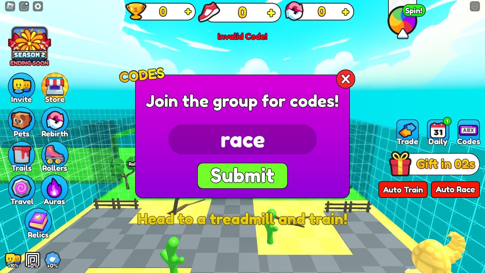 Roller Race Simulator codes