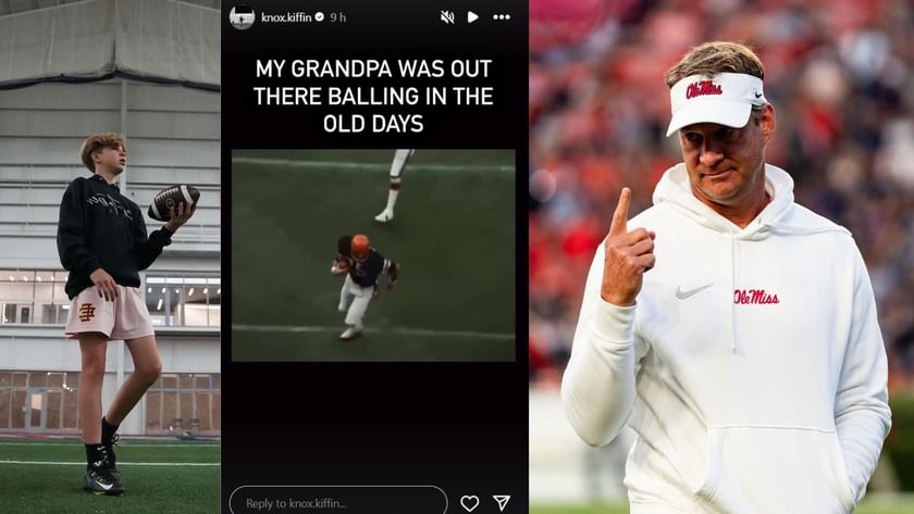 Lane Kiffin’s son Knox Kiffin shows off electrifying moves of his ...