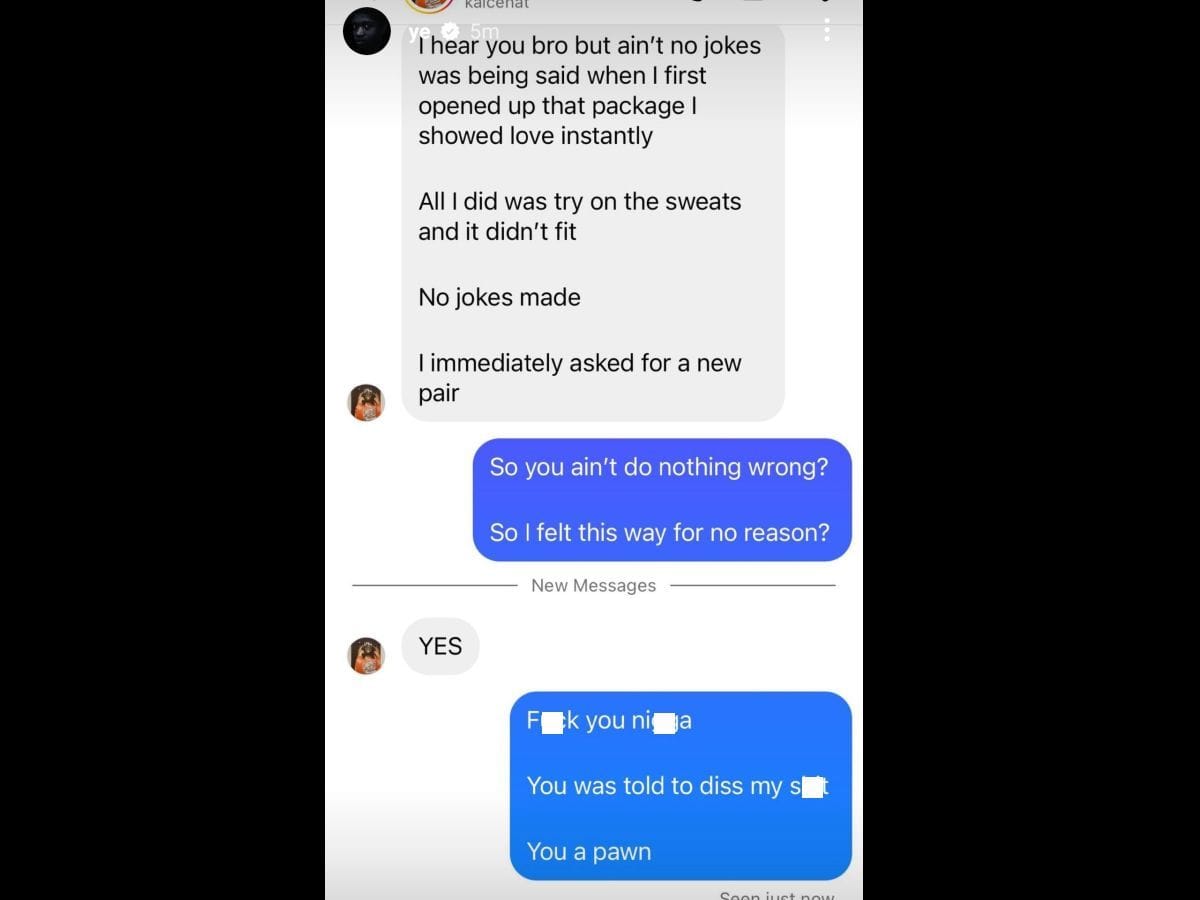 "What the f**k did I do?" - Kai Cenat shocked after Kanye West seemingly threatens him saying ...