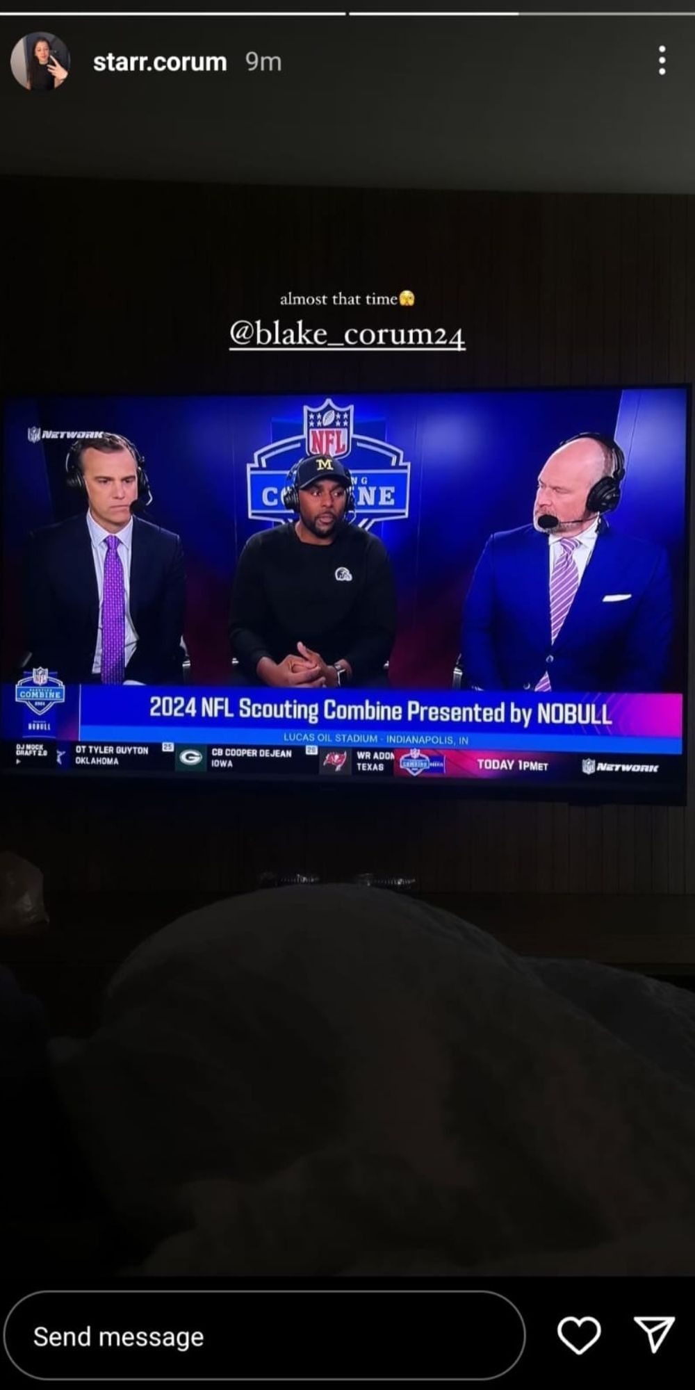 Blake Corum’s sister hypes up former Michigan RB ahead of NFL combine - “Almost that time”