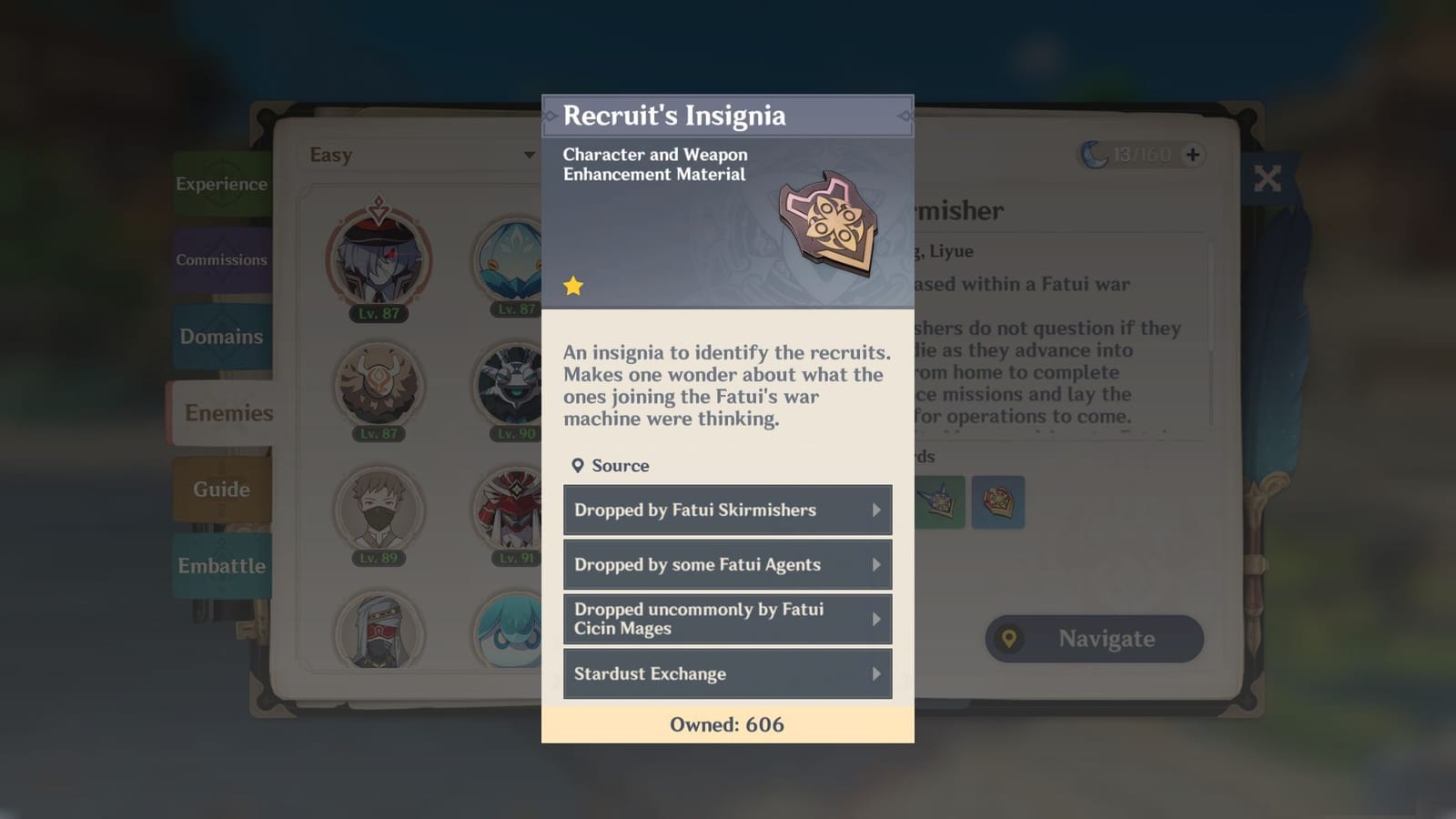 Genshin Impact Arlecchino ascension materials