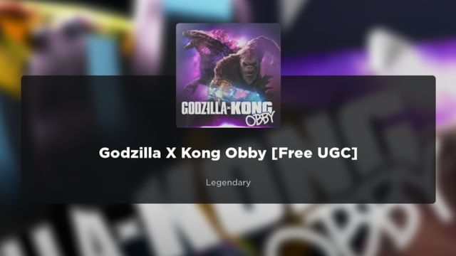 Godzilla X Kong Obby Codes