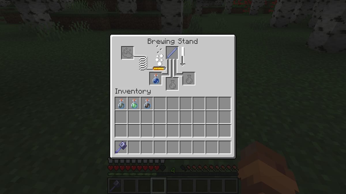 Minecraft reveals four new potions for 1.21 update