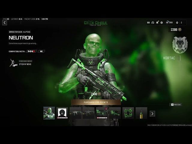 Tracer Pack Green Ghoul in MW3 and Warzone: Price, what's included, and ...