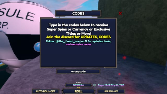 Anime Roulette codes