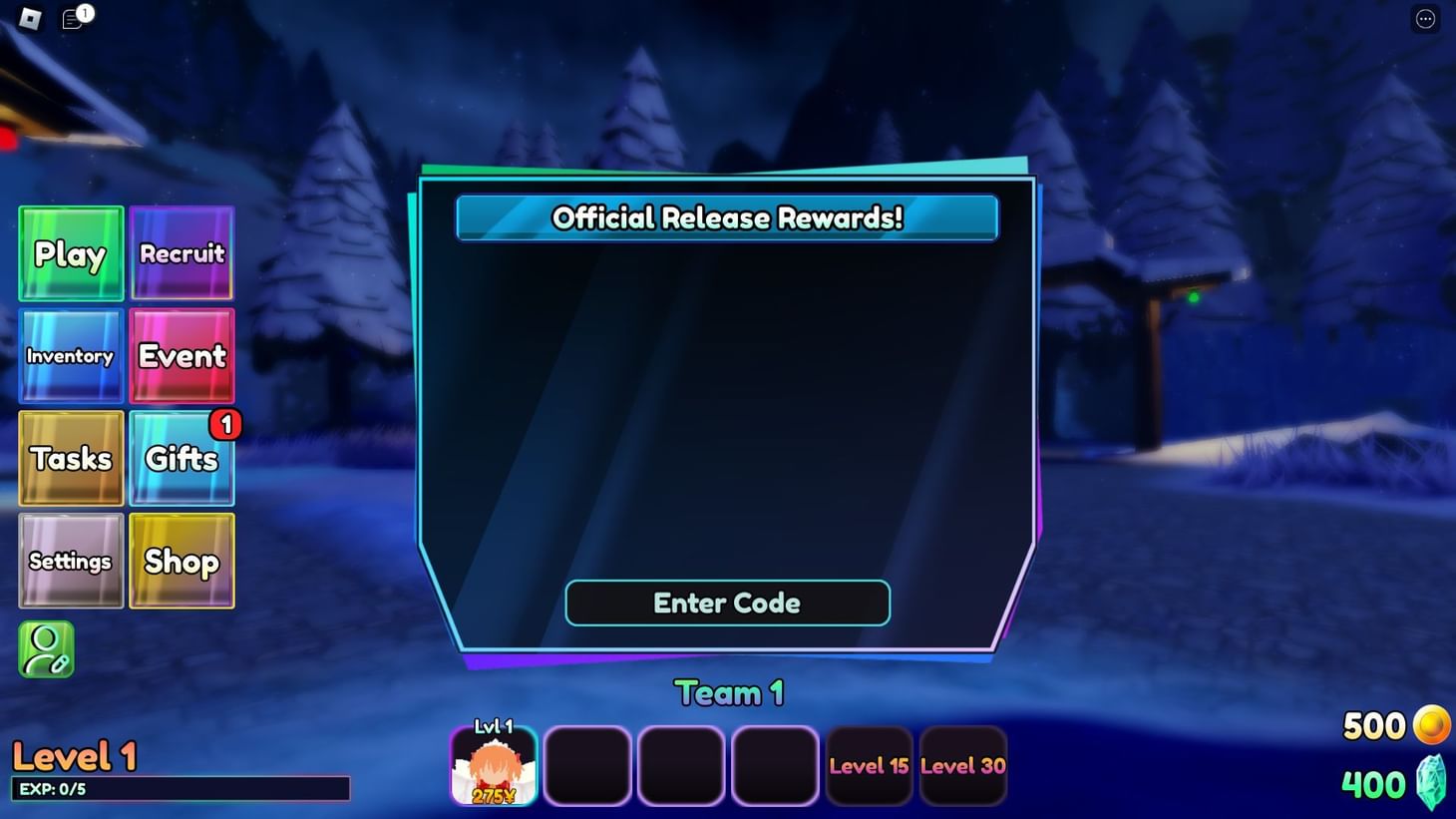 Touhou Tower Assault Codes