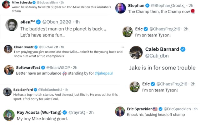 "Jake is in for some trouble" - Fans react to Mike Tyson looking sharp ...