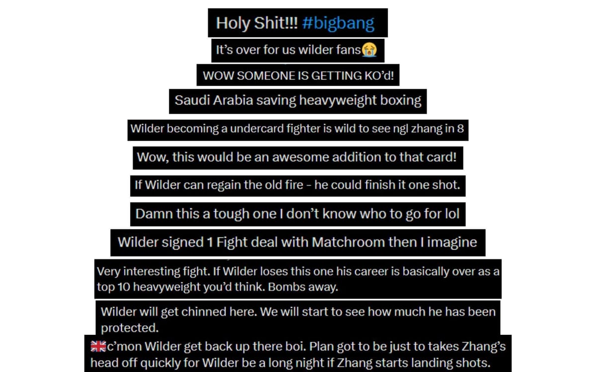 "Saudi Arabia saving heavyweight boxing" - Fans react to news of ...