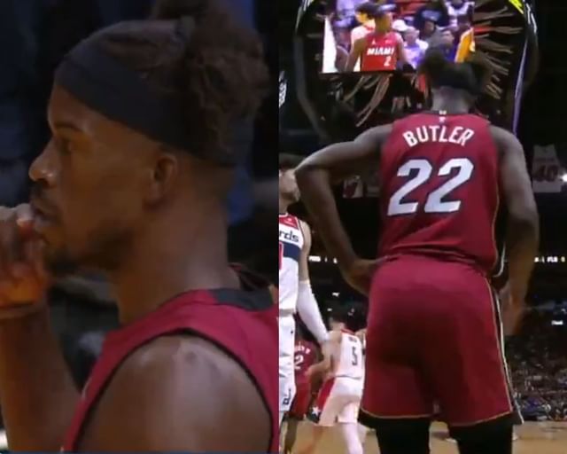"Lady of Rage a** hairdo" - Jimmy Butler surprising Heat with new hairstyle sparks memefest from ...