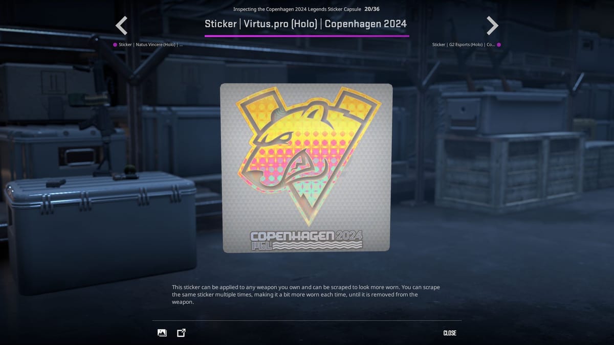 All PGL CS2 Major Copenhagen stickers