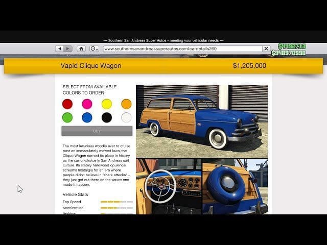5 facts about Vapid Clique Wagon in GTA Online
