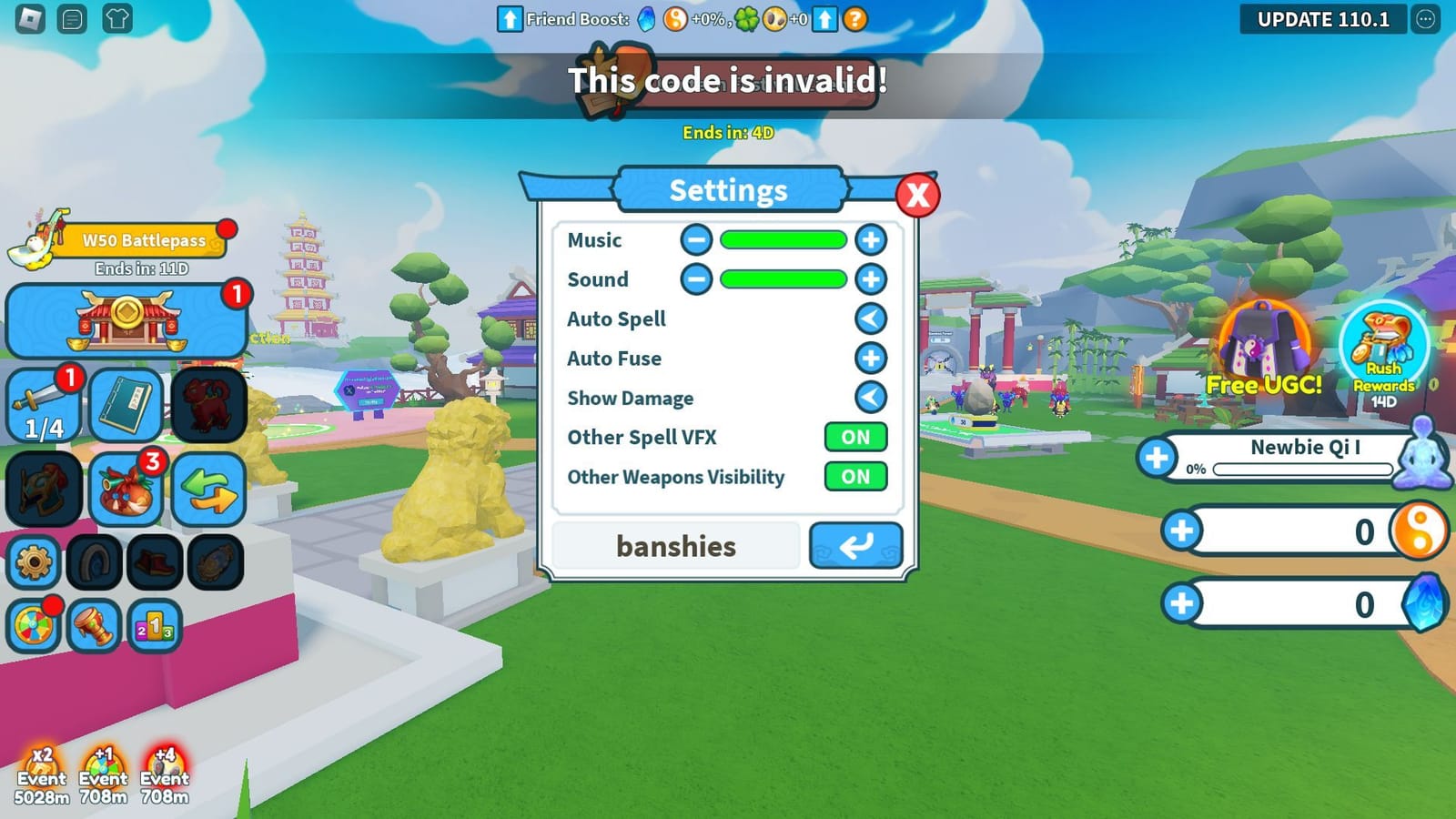 Weapon Fighting Simulator codes (October 2025)