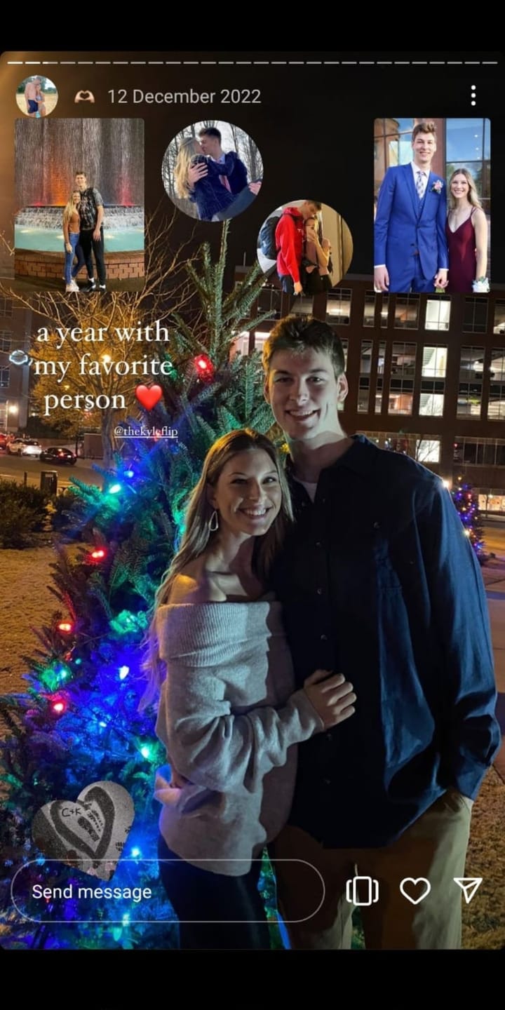 5 best photos of $795,000 NIL-valued Kyle Filipowski and GF Caitlin ...