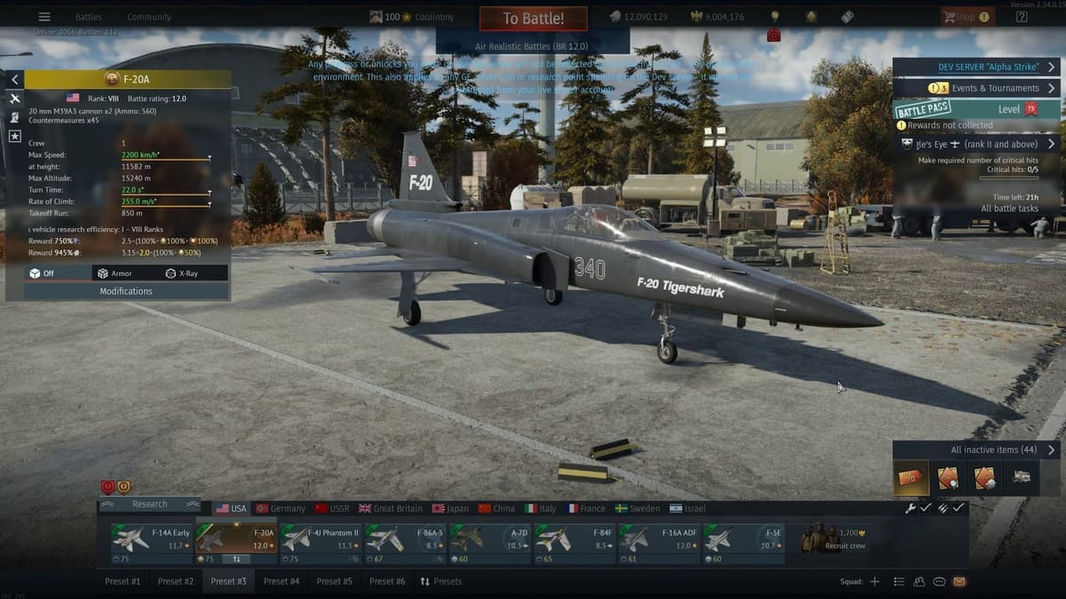 All new tanks and planes in War Thunder Alpha Strike update