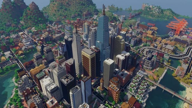Minecraft player builds massive city over 13 years