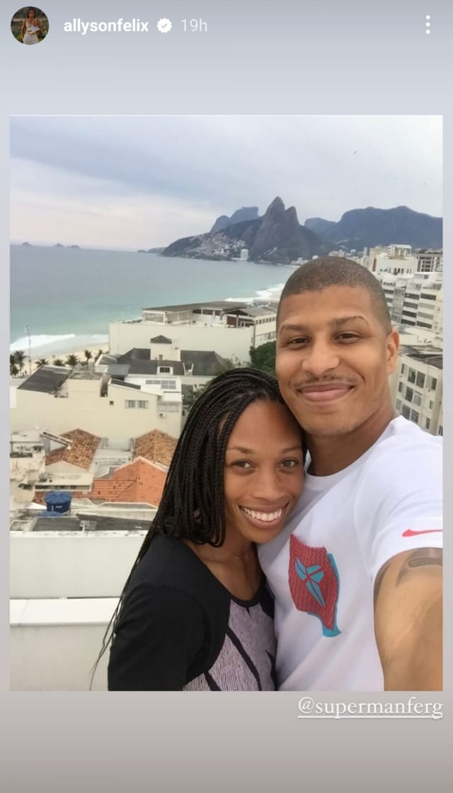 "I love getting to do life with you" - Allyson Felix pens heartwarming ...