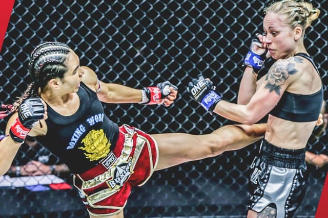 WATCH: Janet Todd’s liver kick folds Anne Line Hogstad like a lawn chair