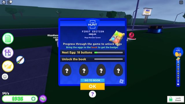 Mega Mansion Tycoon - Roblox The Hunt: First Edition