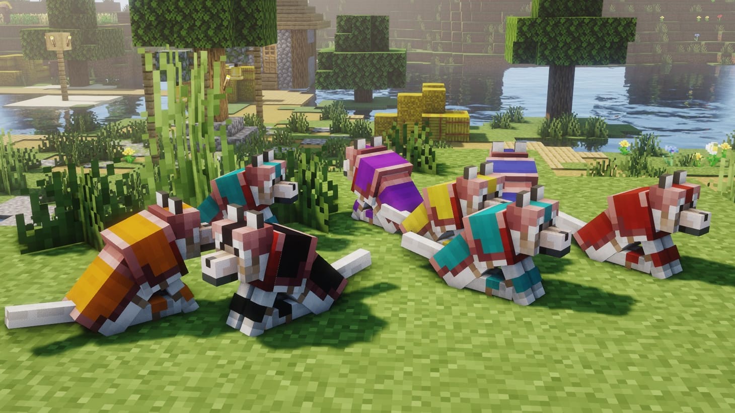 Which wolf variant is the rarest in Minecraft
