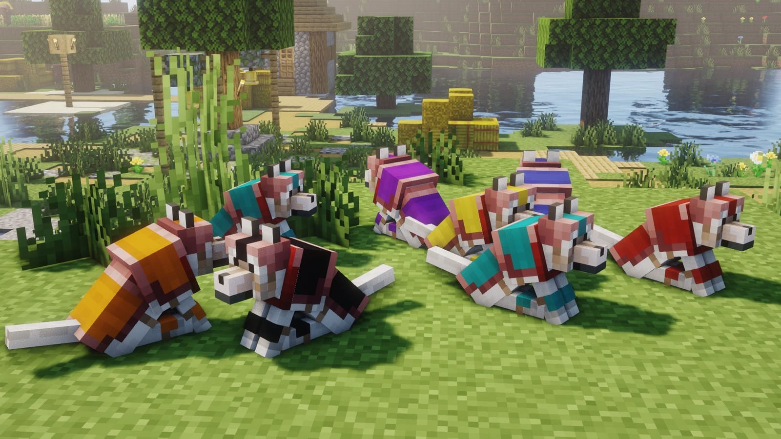 Which wolf variant is the rarest in Minecraft