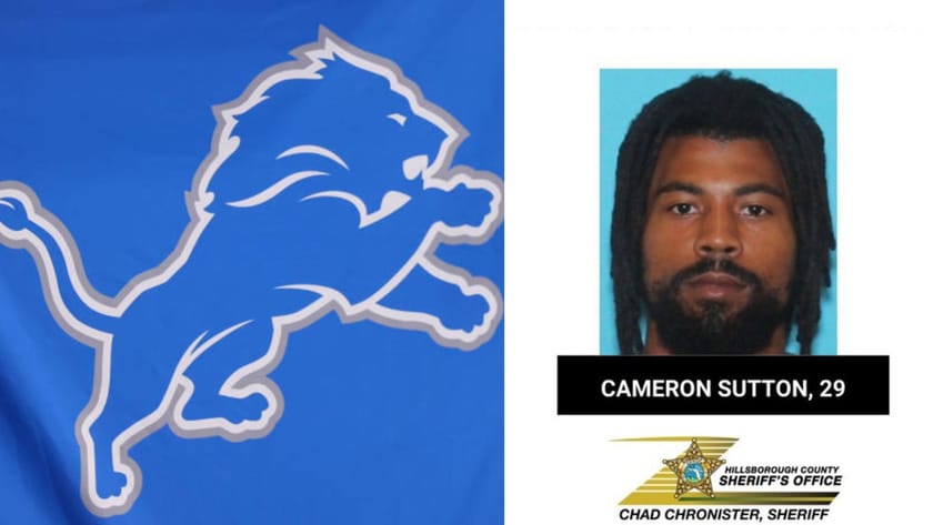 Lions fans react to Cam Sutton's arrest warrant in suspected domestic ...