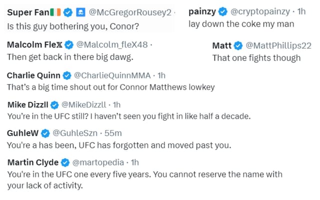 "Lay down the coke my man" - Fans react as Conor McGregor gets perturbed by namesake Connor ...