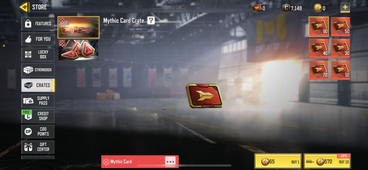 How to open crates in COD Mobile?