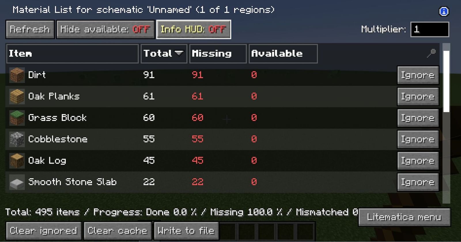 How to make schematics in Minecraft