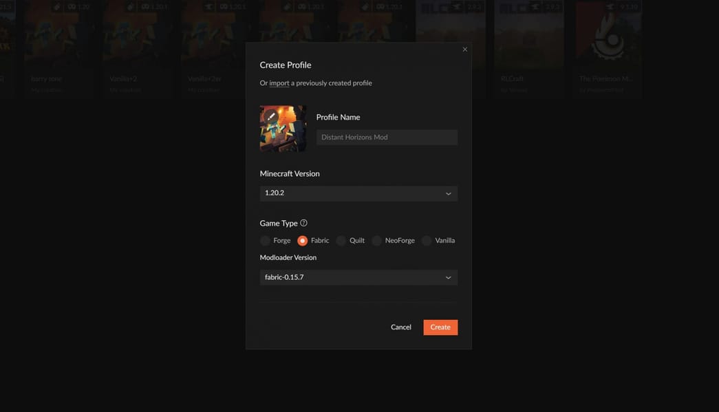 How to get Distant Horizons mod for Minecraft