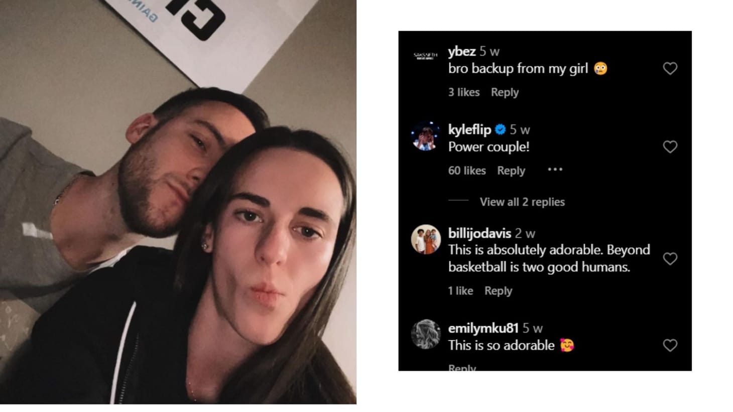 5 best photos of Caitlin Clark and BF Connor McCaffery that gave ...