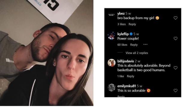 5 best photos of Caitlin Clark and BF Connor McCaffery that gave ...