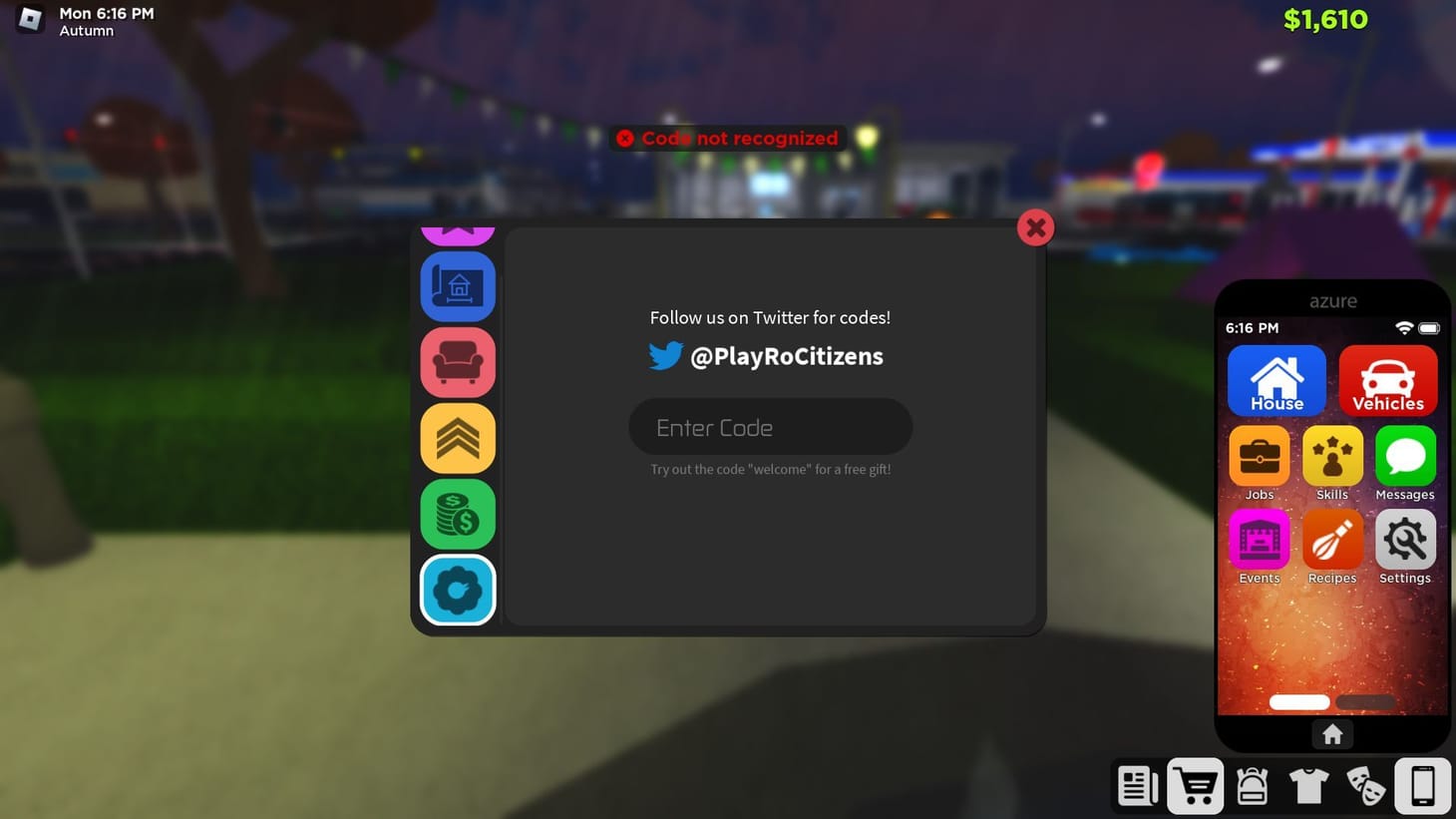 RoCitizens codes (May 2026)