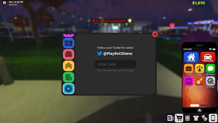 RoCitizens codes (October 2025)