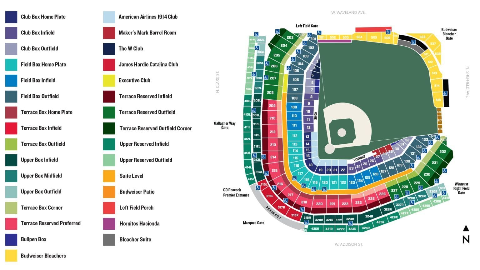 Chicago Cubs Stadium - History, Capacity, Seating Chart & Notable Events