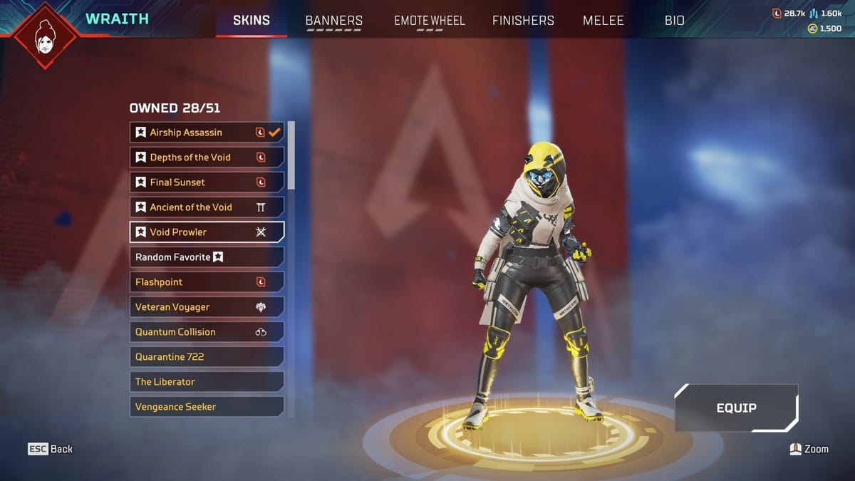 5 best Wraith skins in Apex Legends for 2024