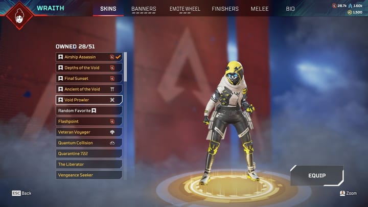 5 best Wraith skins in Apex Legends for 2024