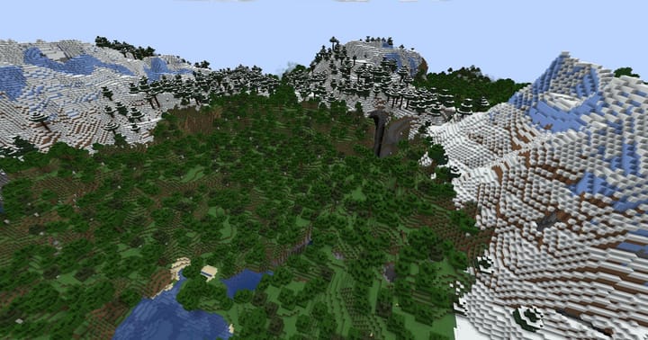 Ranking every mountain biome in Minecraft
