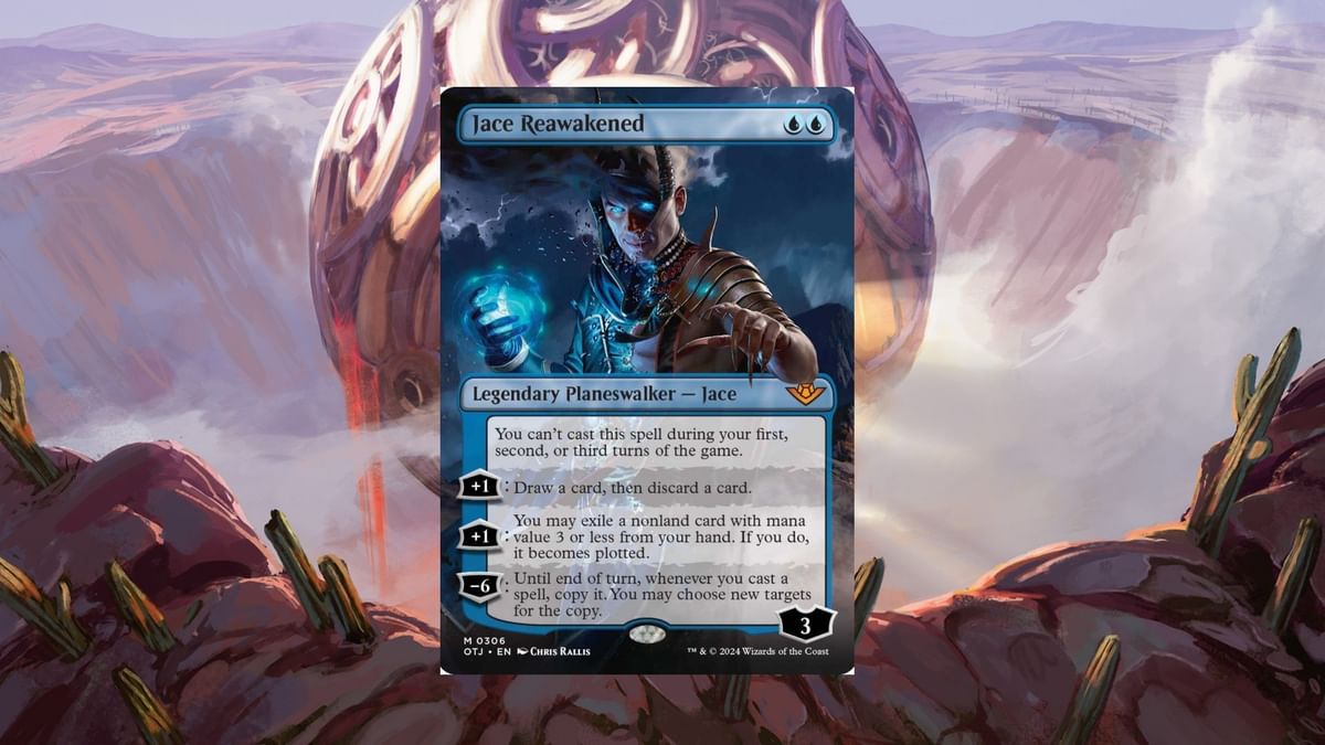 Magic: The Gathering's Outlaws of Thunder Junction reveals powerful new Jace Reawakened card