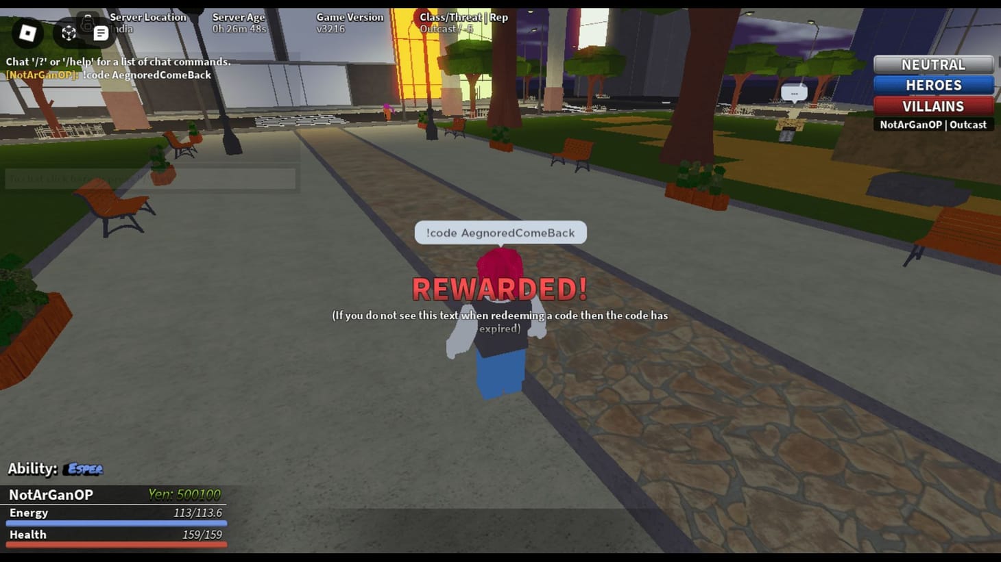 One Shot Codes (2024)