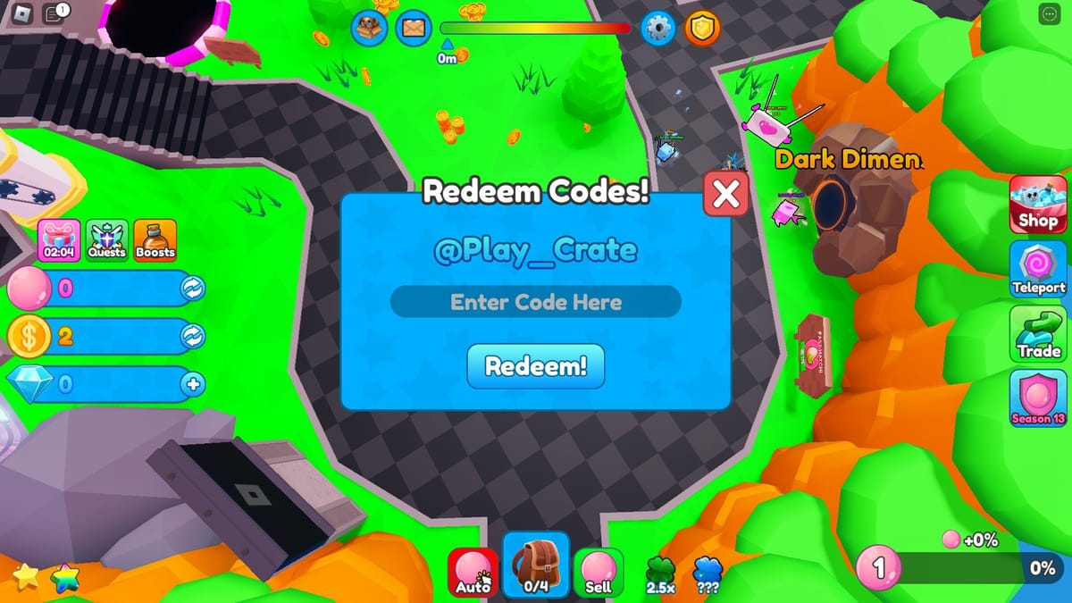 Roblox Bubble Gum Clicker Codes